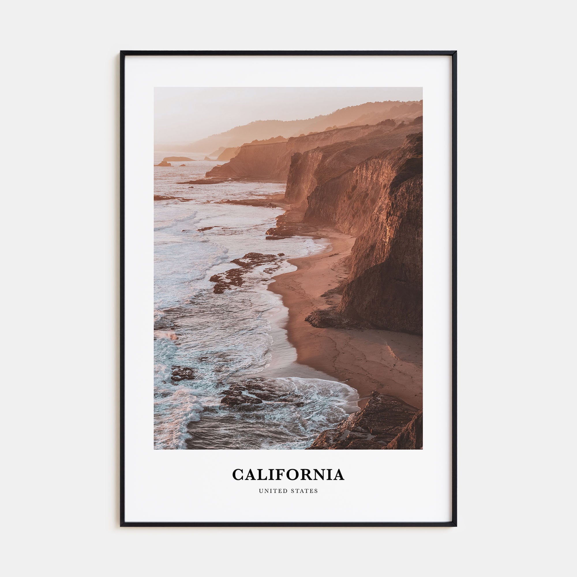 California Portrait Color Poster · FrameThePrint