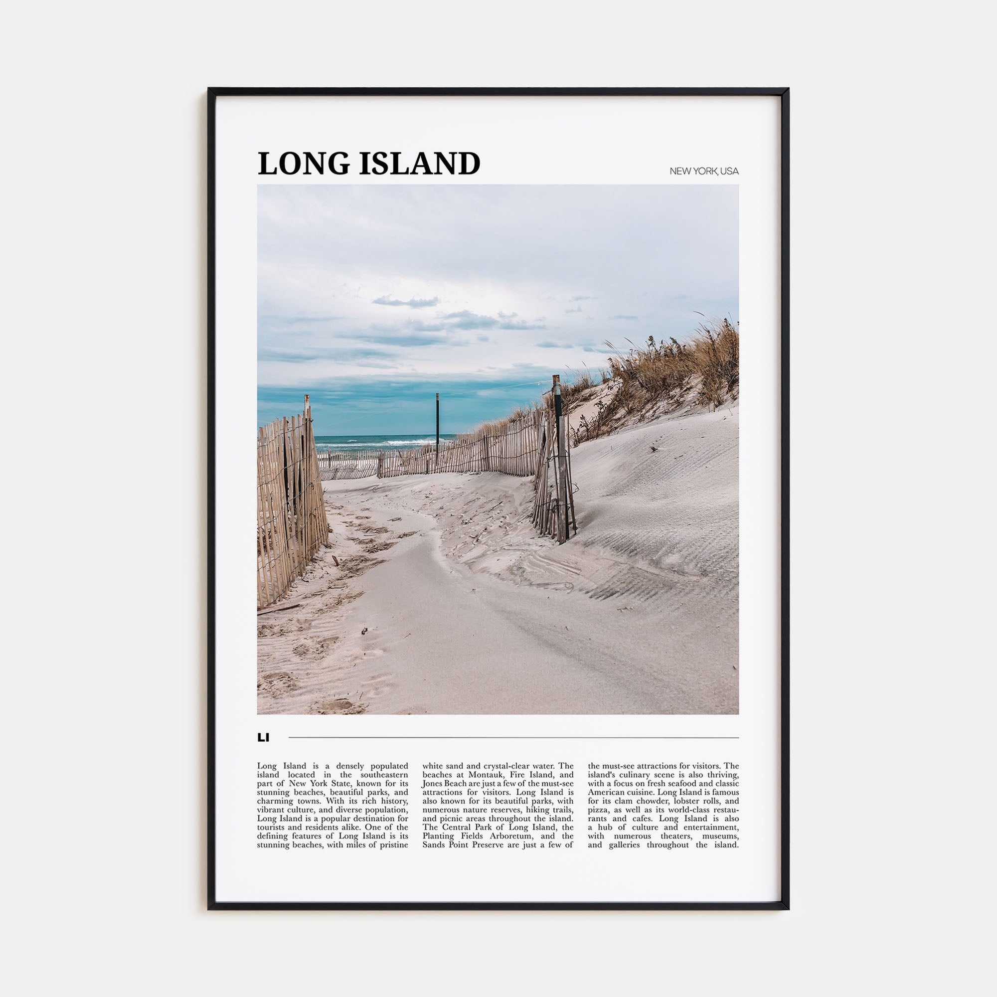 Long Island Travel Color No 2 Poster · FrameThePrint