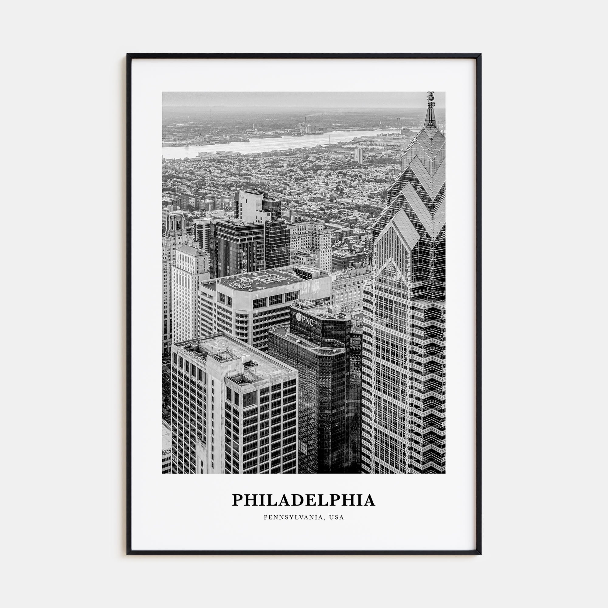 Philadelphia Portrait B&W No 1 Poster · FrameThePrint